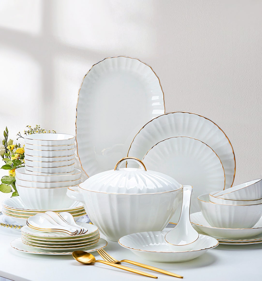 Voice of the Sea 41 Piece Dinner Set | Fine Bone China - Plateplus.au ...