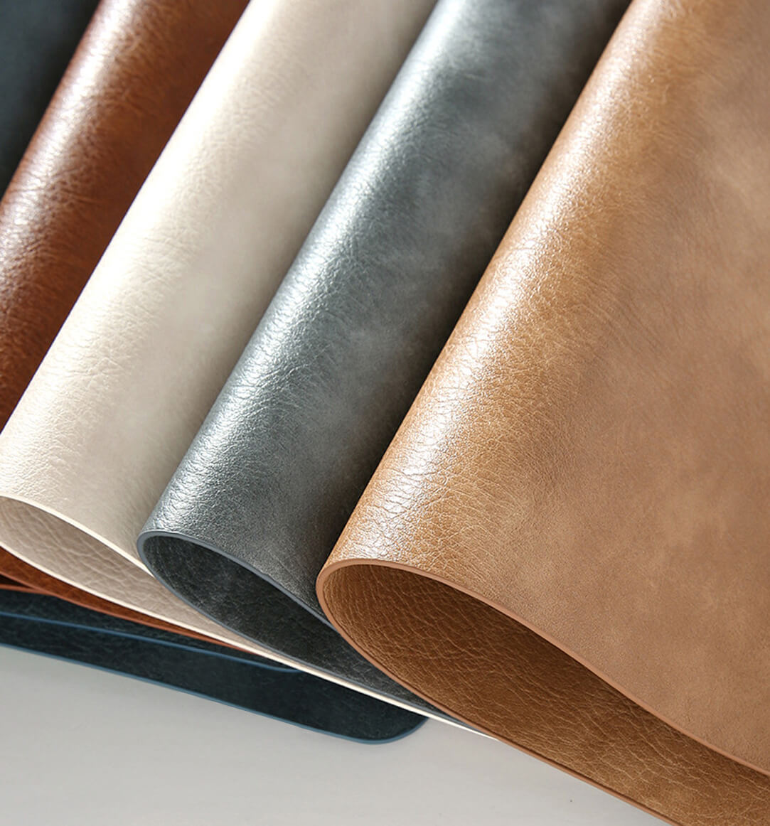 Leather Texture Double-Sided Placemat Set | Home Decor - Plateplus ...